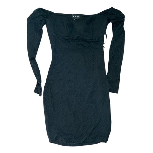 bebe | Dresses | New Bebe Dress Xx Lace Long Sleeve Off Shoulder | Poshmark